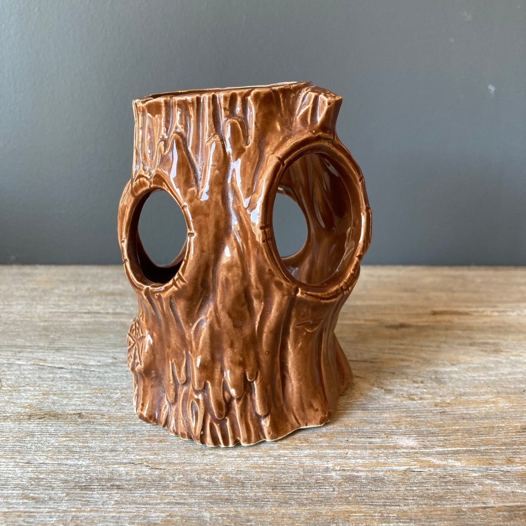 Vintage Aquarium Tree Trunk Swim Through Ornament Vintage Aquarium ...