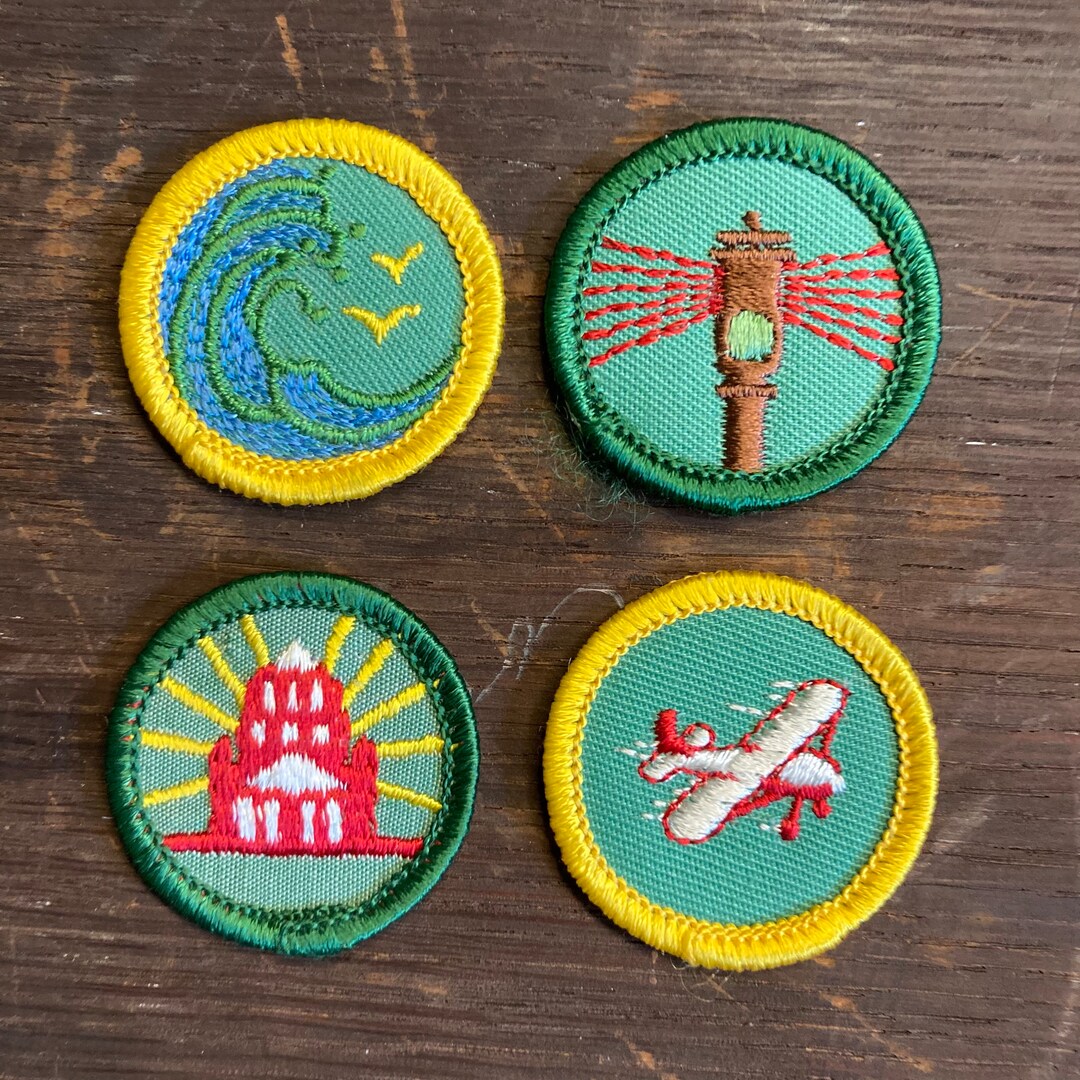 Vintage Girl Scout Badges Singles Etsy