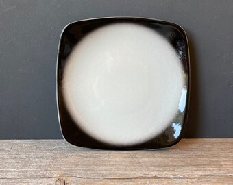 Black and White Salad Plates - Etsy