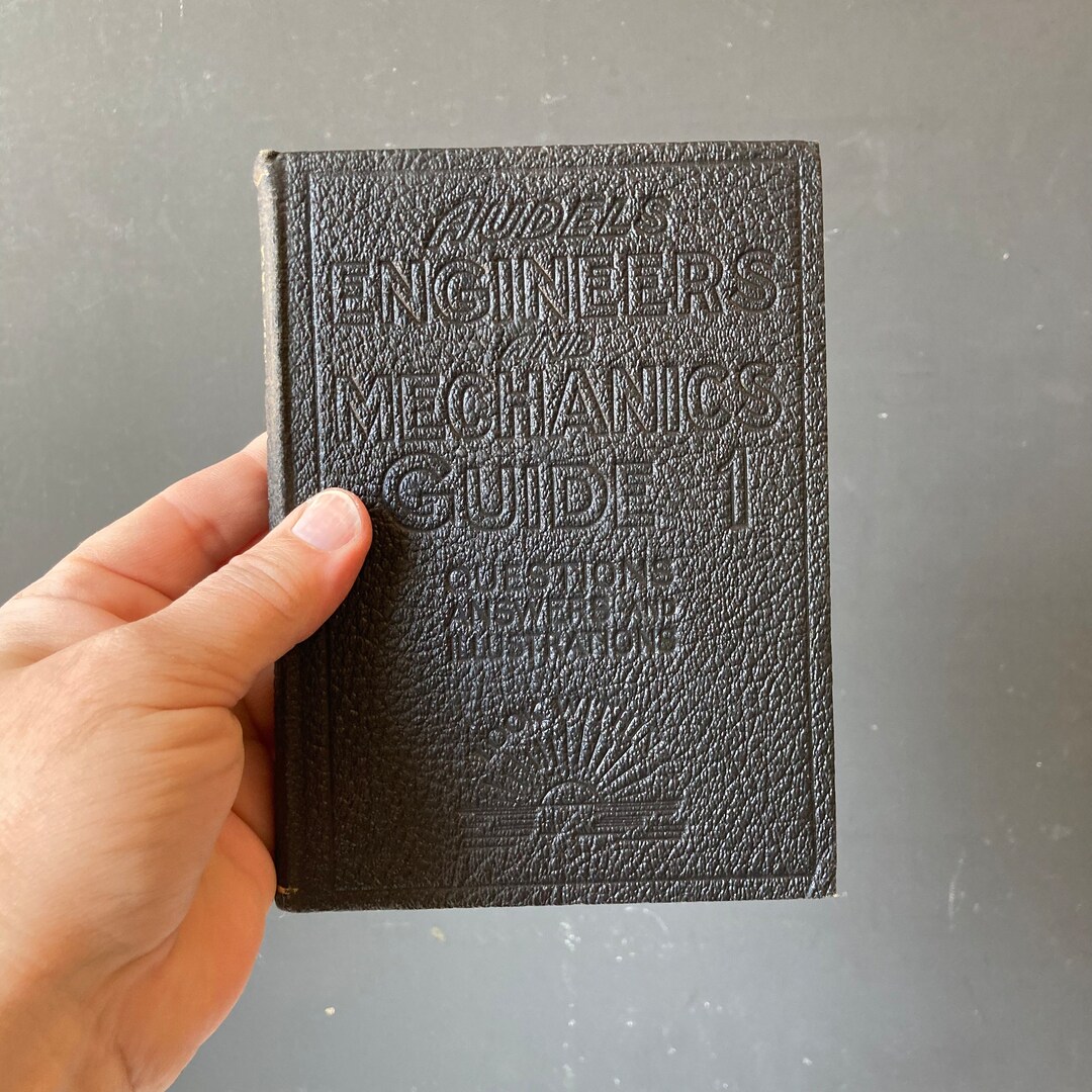 1942 Frank D. Graham Audels Engineers and Mechanics Guide 1 - Etsy