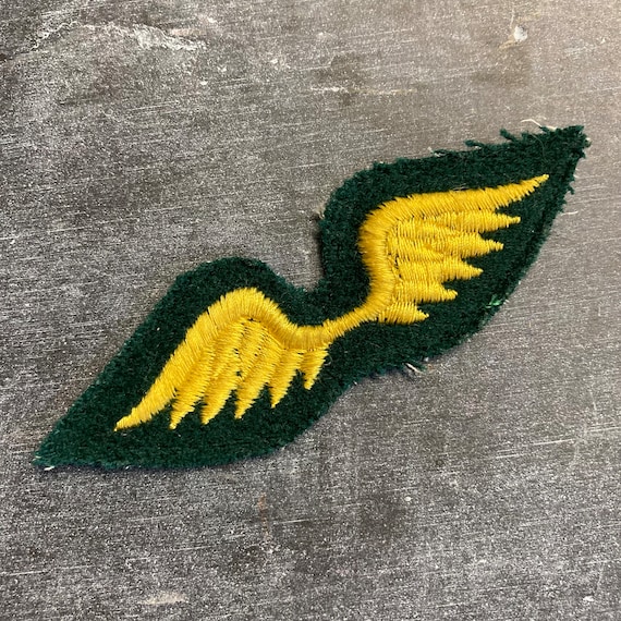 1960s and 1970s Girl Scout Fly Up Wings Badges - Sin… - Gem