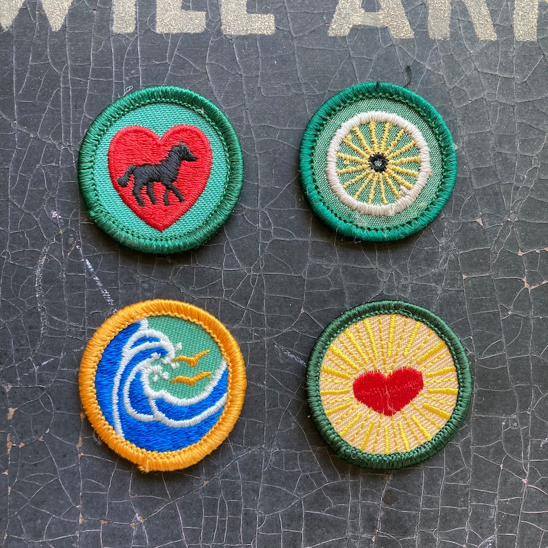 Vintage Girl Scout Badges Singles - Etsy