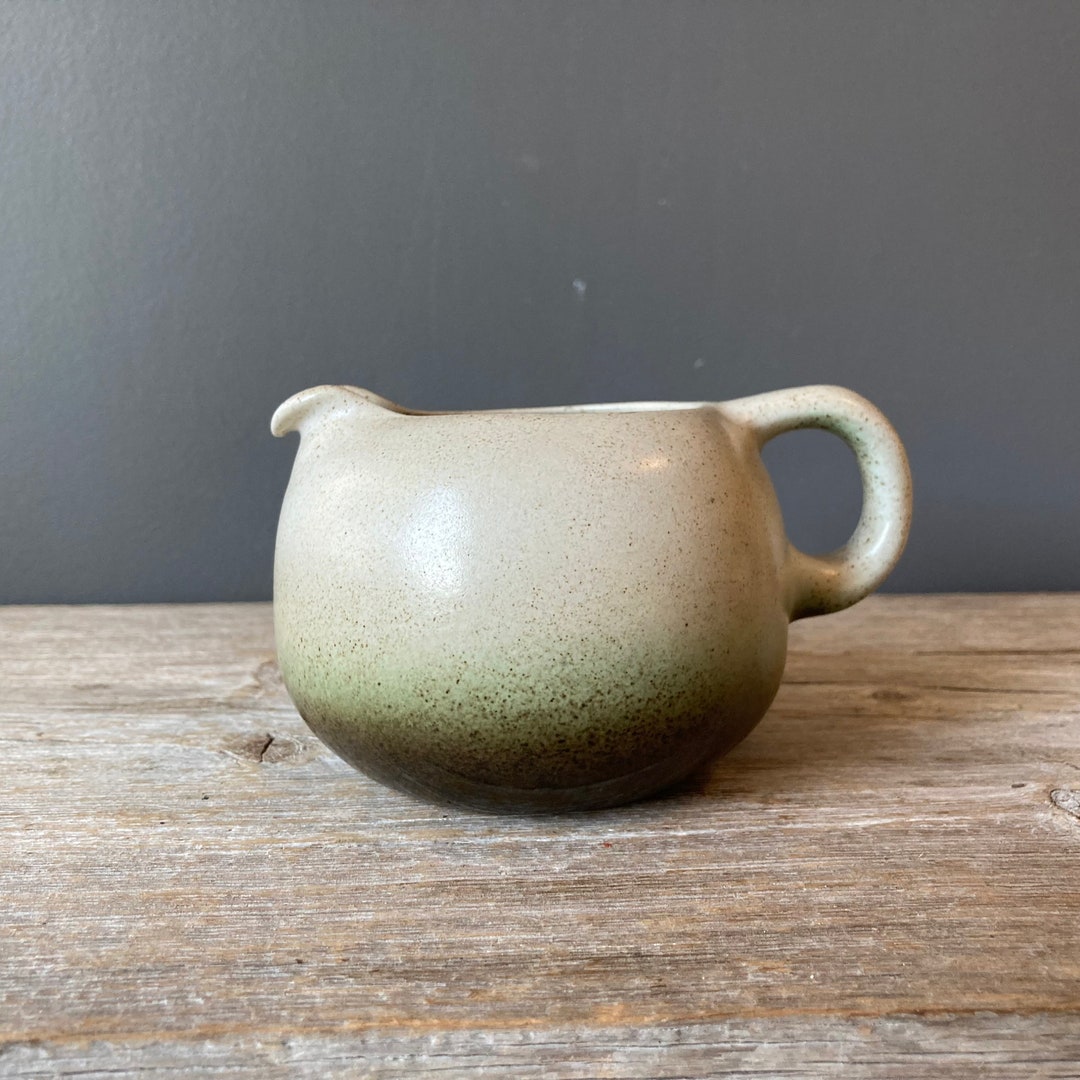 Mid Century Heath Pottery Creamer Sea and Sand Coupe Line - Etsy