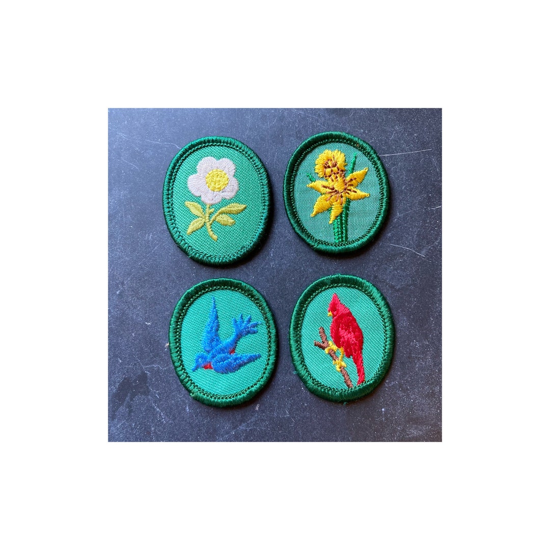 1960s and 1970s Girl Scout Troop Crest Badges - Singles - Etsy