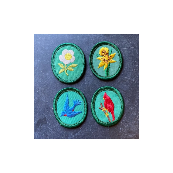 1960s and 1970s Girl Scout Troop Crest Badges - Singl… - Gem