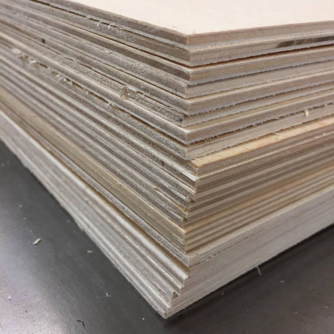 12" X 12" X 1/8" Baltic Birch Sheets - Perfect for Laser Work or ...