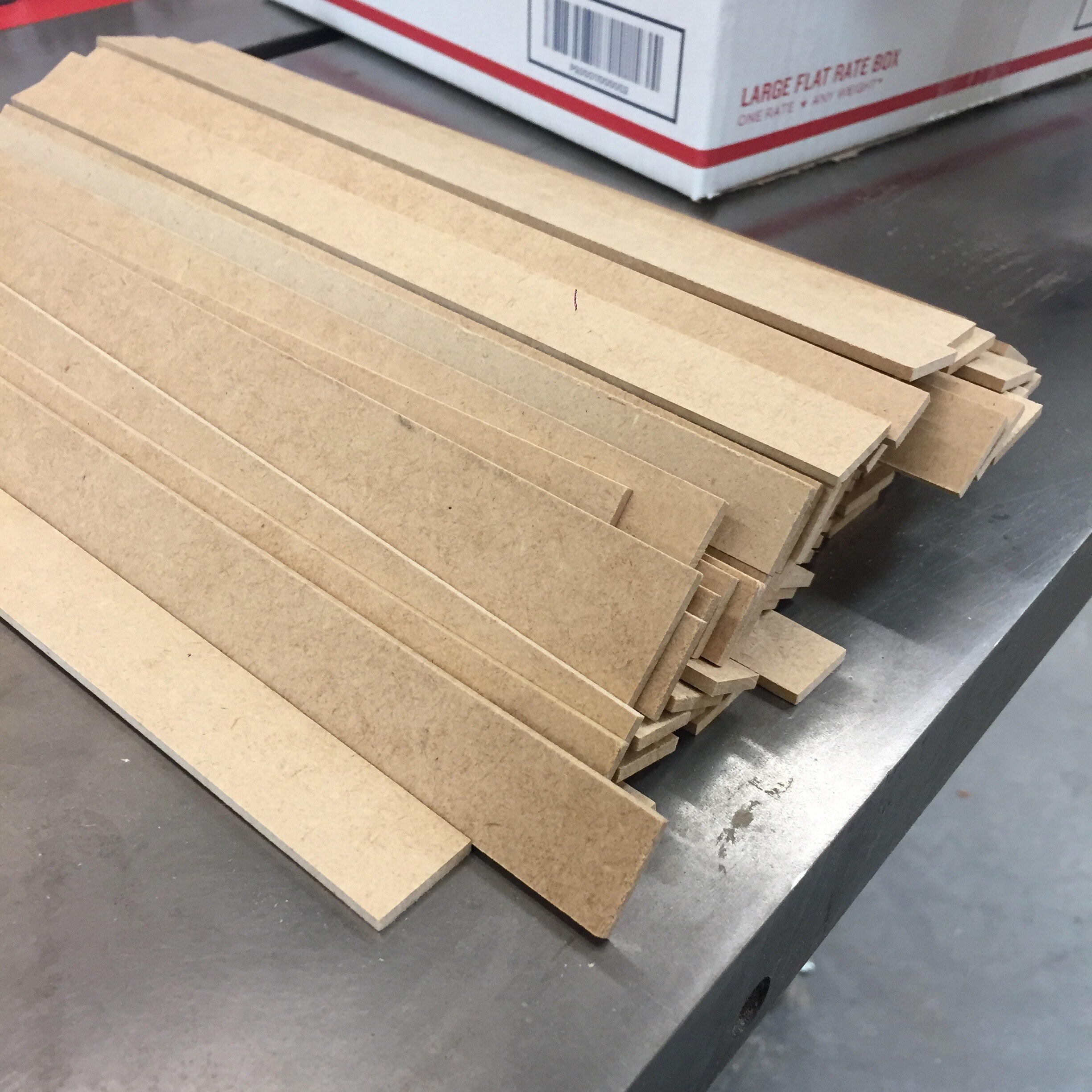 MDF Wood Craft Sticks - 1/8" X Various Widths - Unfinished Wooden ...
