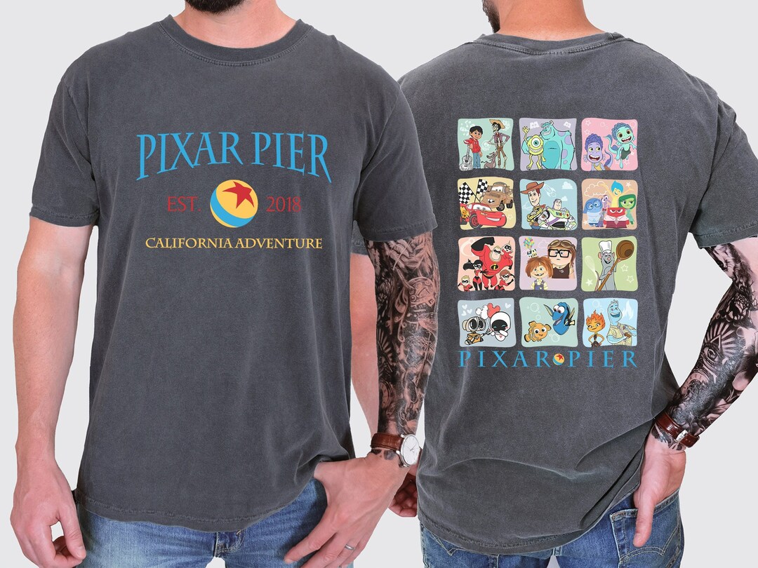 Comfort Colors Vintage Pixar Pier Shirt, Pixar Fest 2024 T-shirt, Meet ...