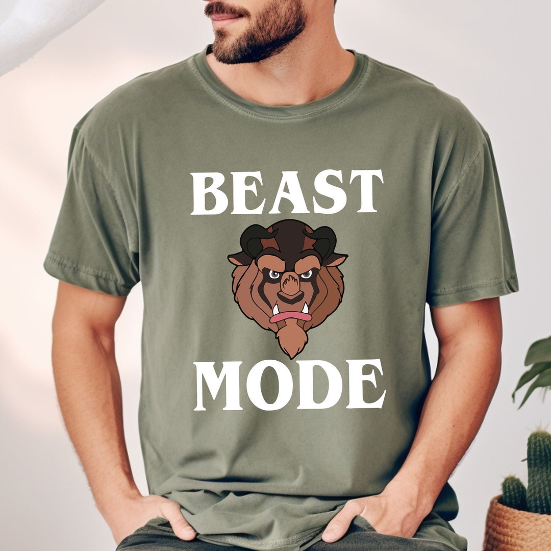 Comfort Colors Disney Beast Mode Shirt, Disney Beauty and Beast T-shirt ...