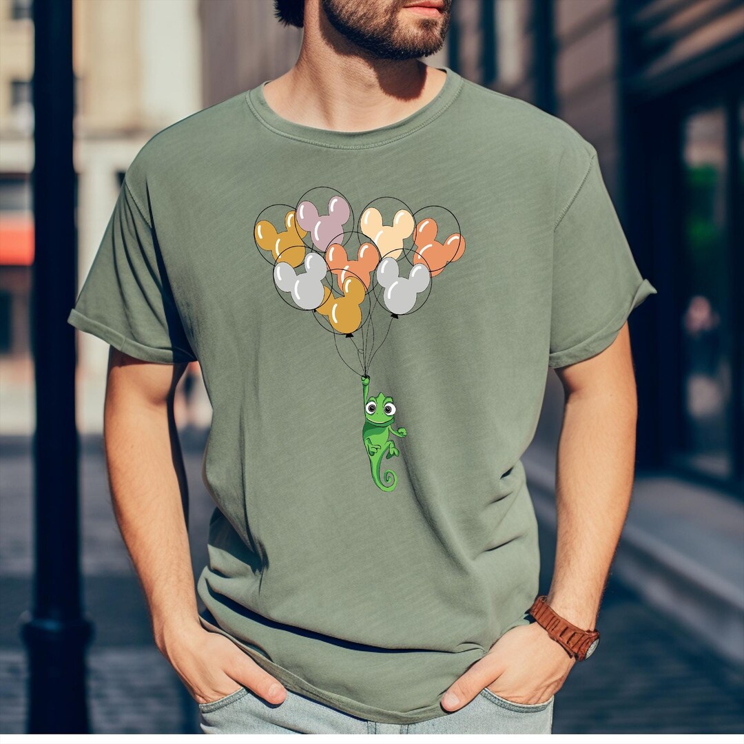 Comfort Colors Disney Pascal With Mickey Balloon Shirt, Cute Pascal ...