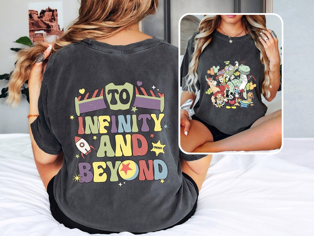 To Infinity and Beyond Shirt, Comfort Colors Toy Story Characters Tee ...