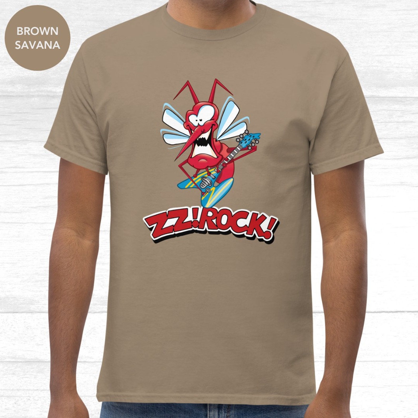 Rockstar Cartoon Character Men T Shirt, Funny Mosquito Design ...
