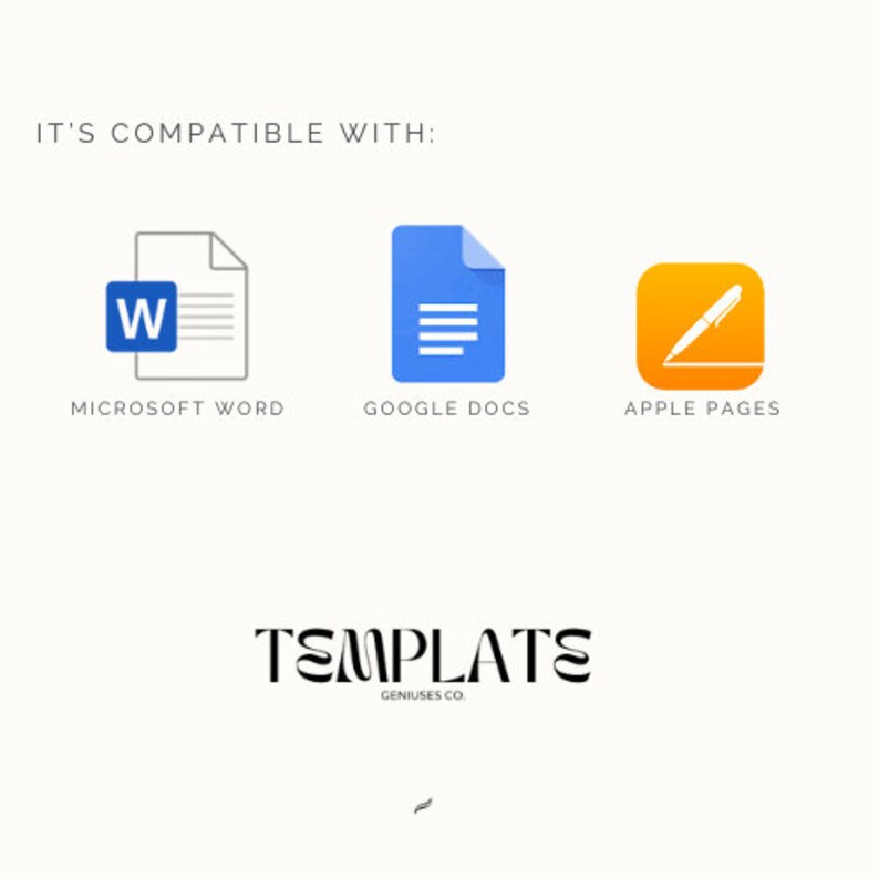 Minimalist Resume Bundle Editable in Microsoft Word & Google Docs ...