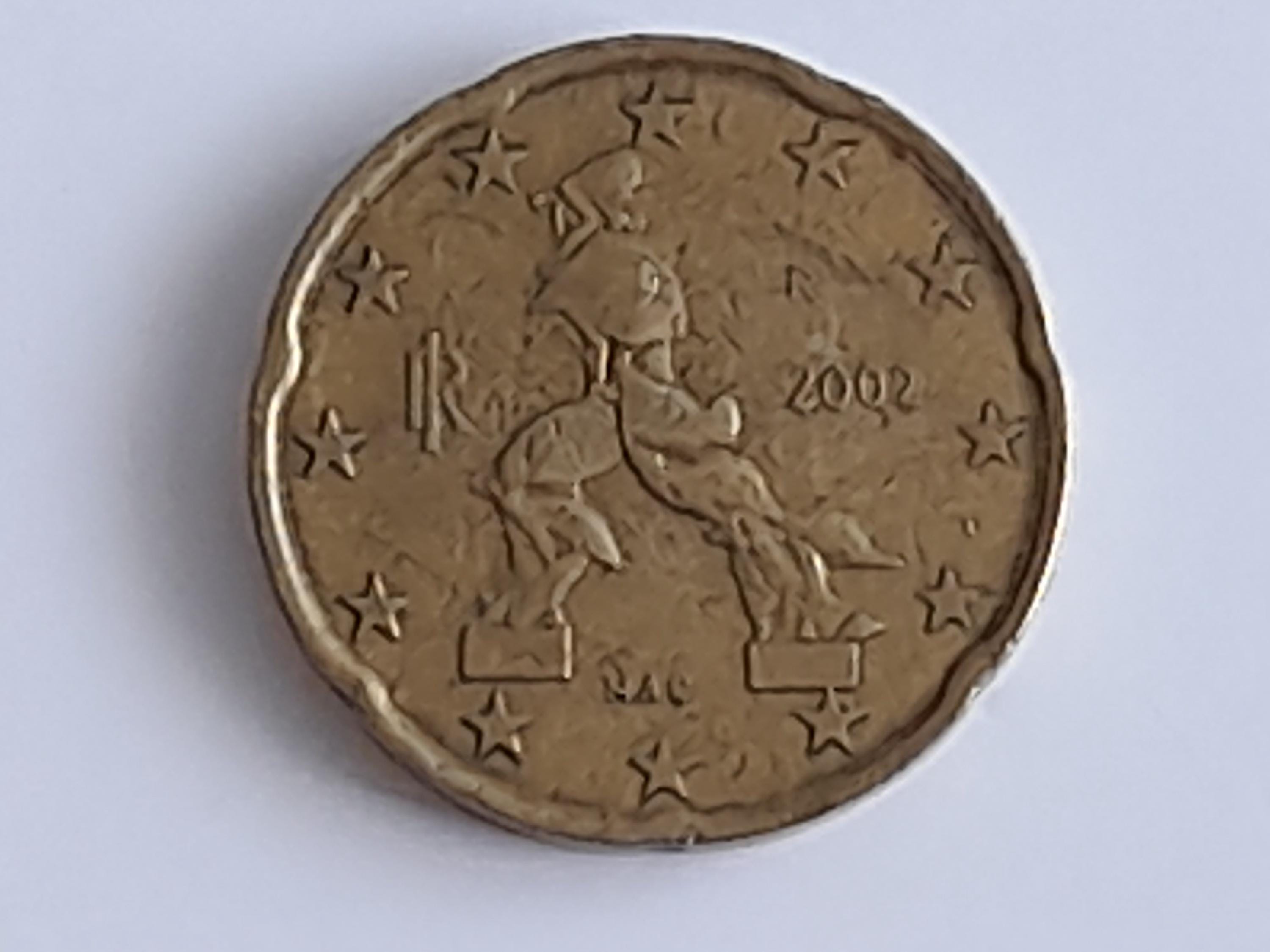 Rare Italy 20 Euro Cent, 2002 - Etsy UK