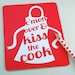 Dinner Party Invitations, Postcard Set - Kiss the Cook Set of 10 ...