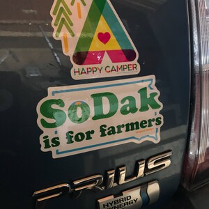 South Dakota Sticker - Sodak is for Farmers Sticker -retro South Dakota ...