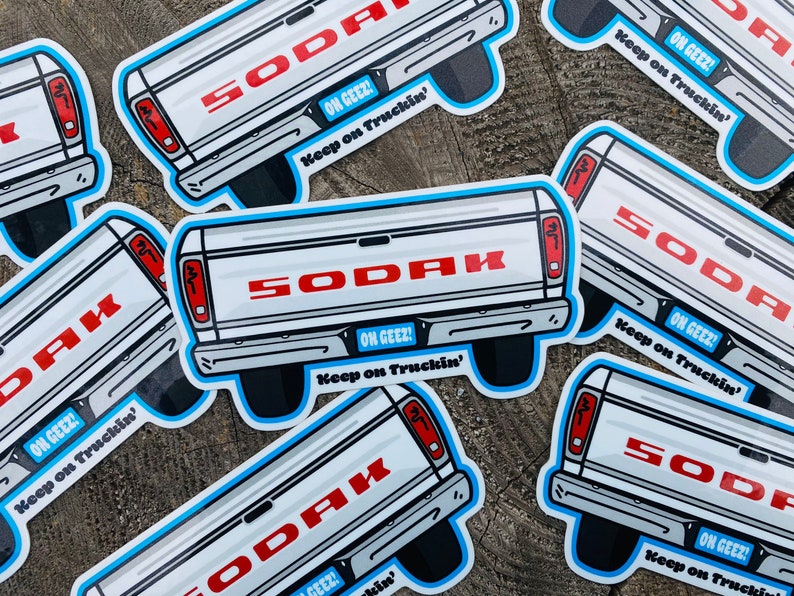 Sodak Truckin' Sticker South Dakota Keep on Truckin' - Etsy