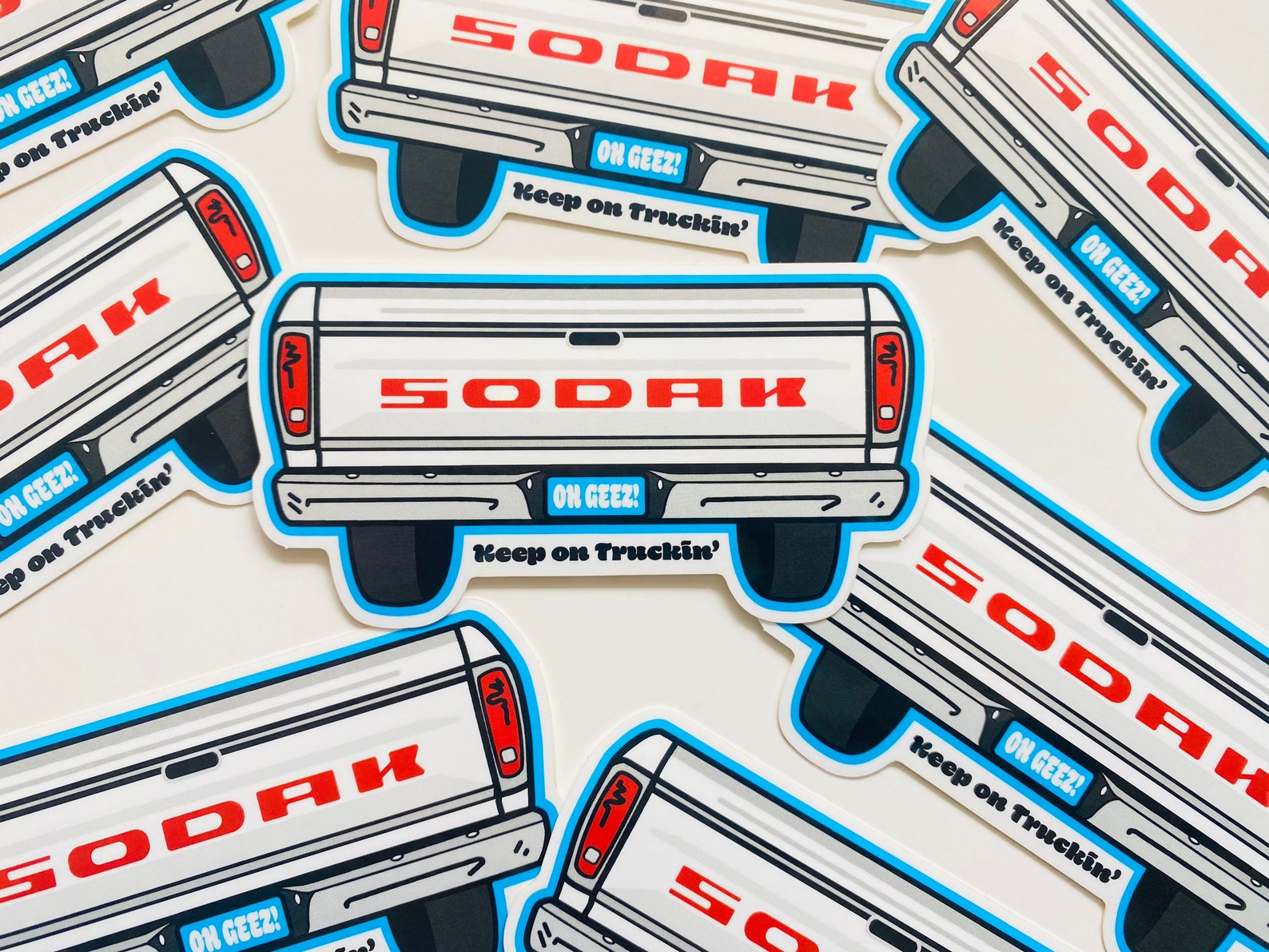 Sodak Truckin' Sticker South Dakota Keep on Truckin' - Etsy