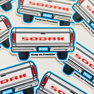 Sodak Truckin' Sticker - South Dakota Keep on Truckin' Sticker - SD-100 ...
