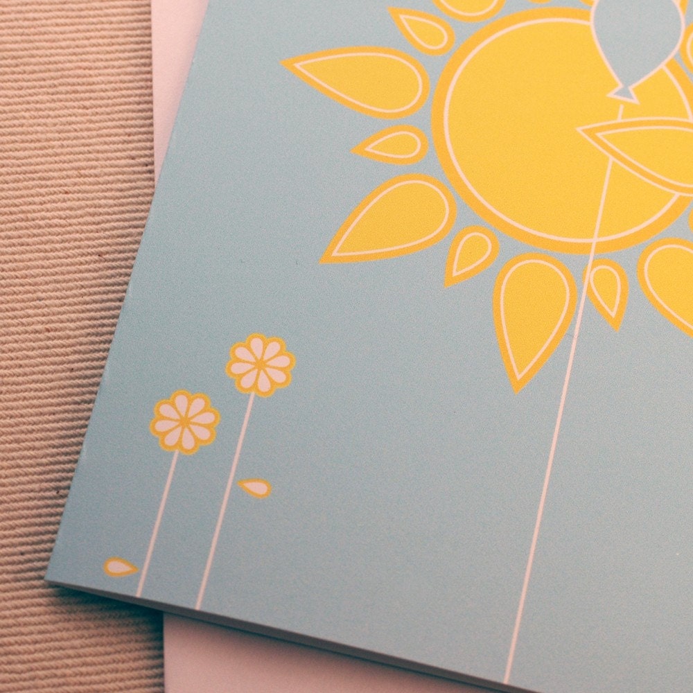 Birthday Card Happy Birthday Sunshine Greeting Card by Oh | Etsy