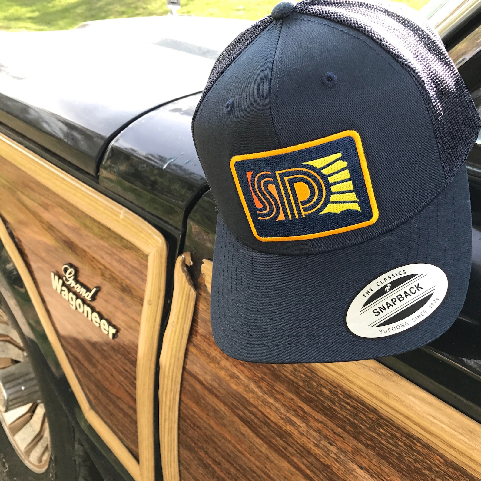 South Dakota Trucker Cap Navy SD Sunny Retro Snapback - Etsy