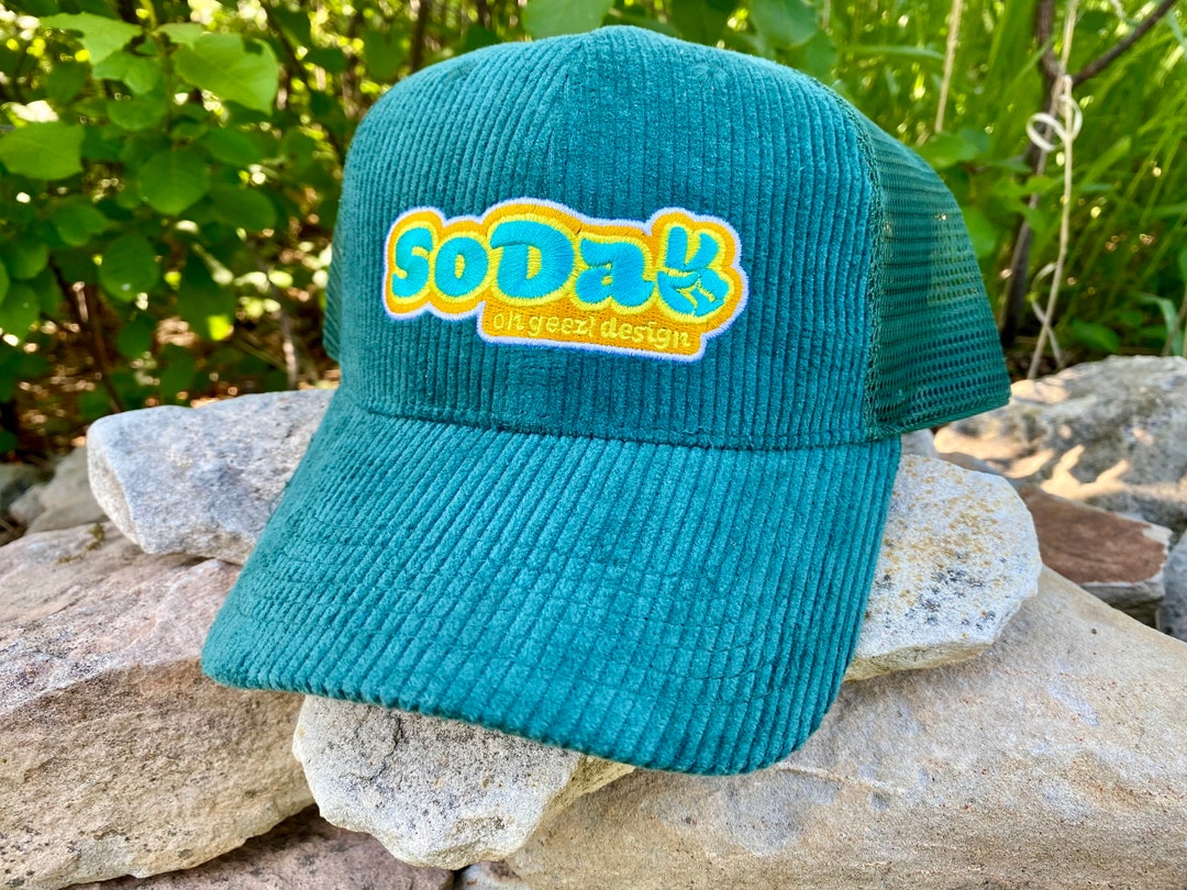 Sodak Peace Hat by Oh Geez Design South Dakota Corduroy Embroidered ...