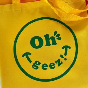 Oh Geez! Design Smiley Tote Bag - Smiley Face Tote - Oh Geez! Smiley ...