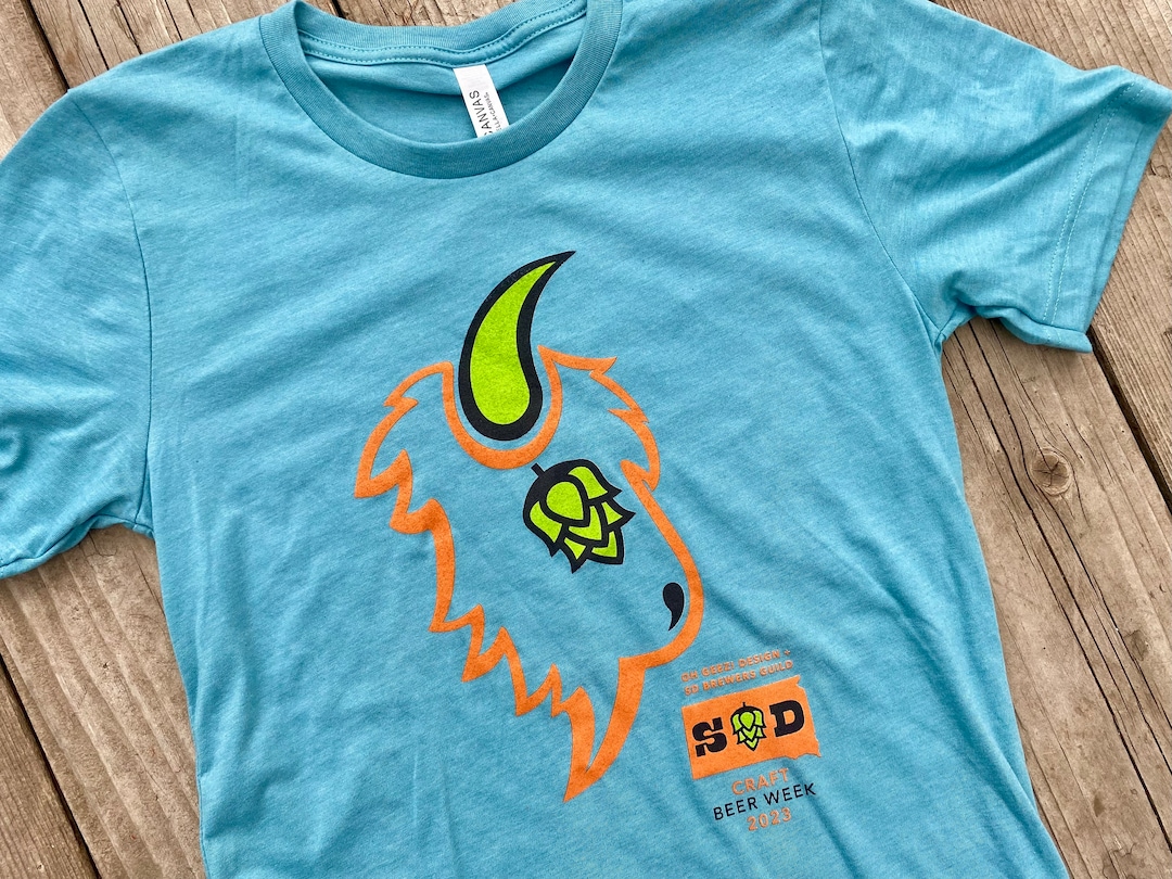 South Dakota Craft Beer Week T-shirt by Oh Geez Design Unisex Sodak ...