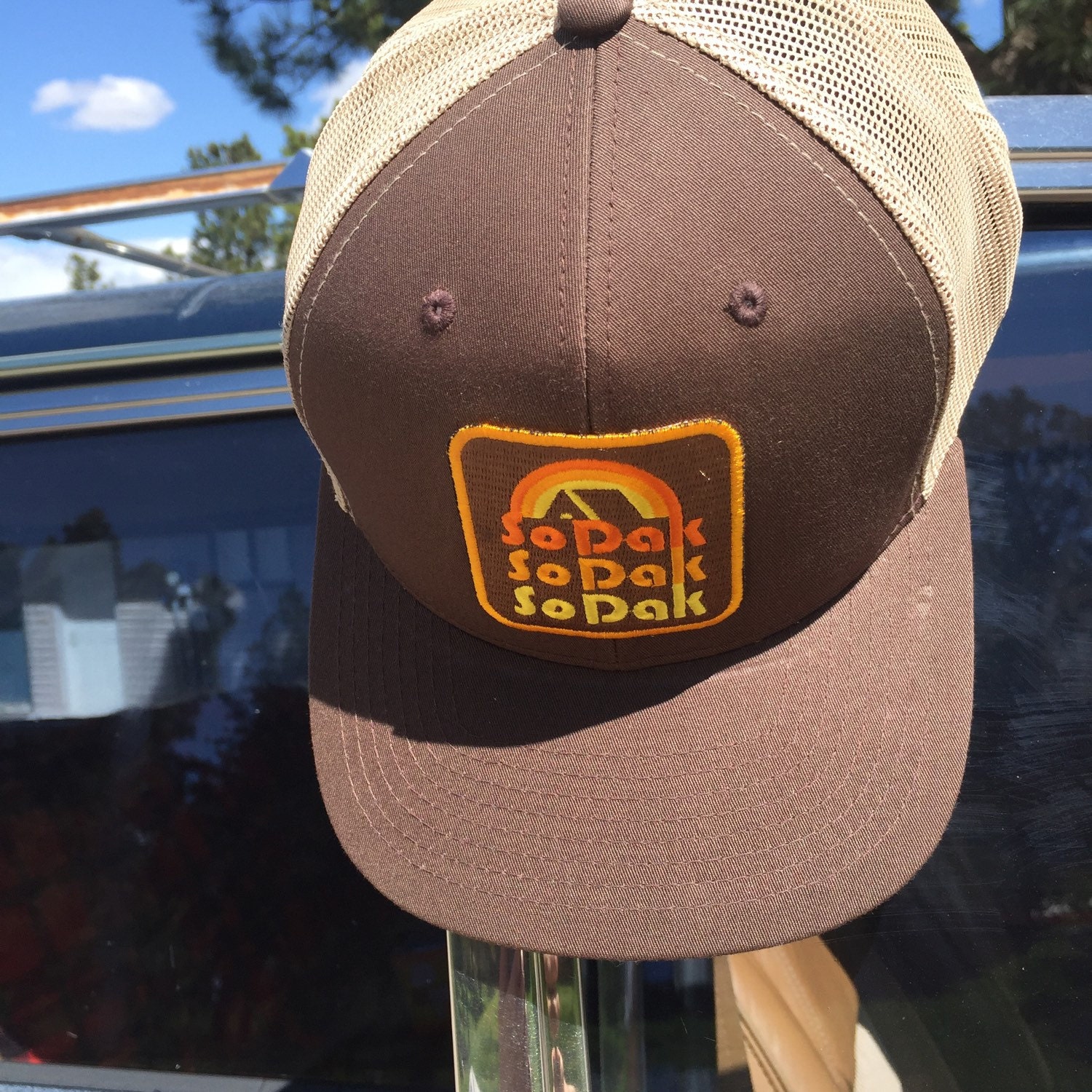 South Dakota Trucker Hat Sodak Retro Trucker Snapback Cap - Etsy