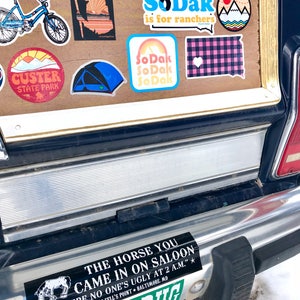 Sodak is for Ranchers Sticker - South Dakota Retro Ranch Cow Sticker ...