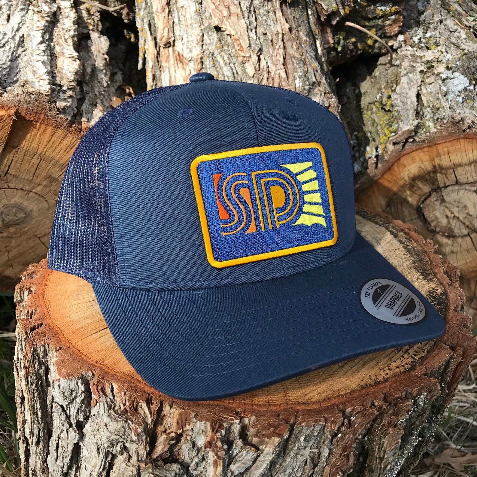 South Dakota Trucker Cap Navy SD Sunny Retro Snapback - Etsy