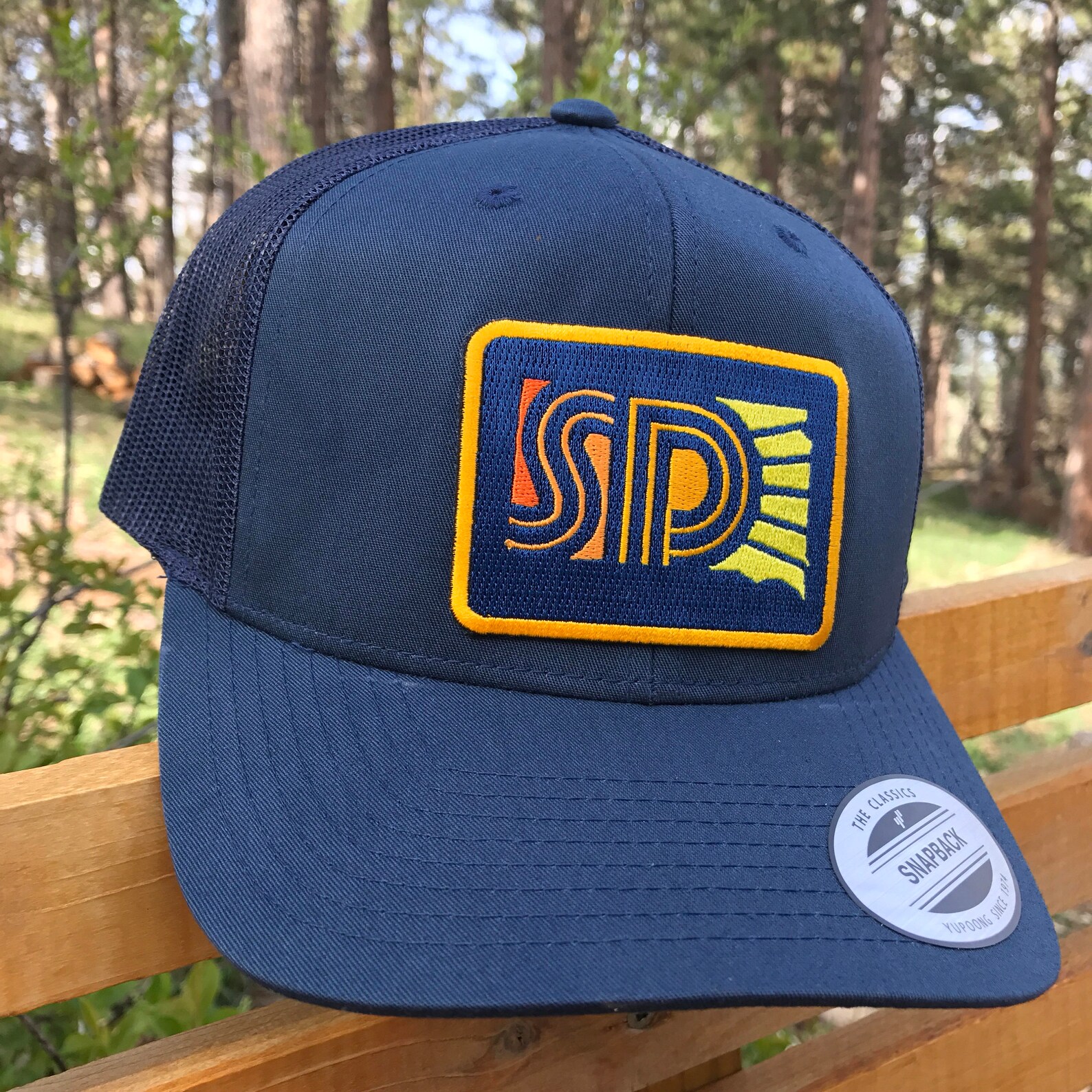 South Dakota Trucker Cap Navy SD Sunny Retro Snapback - Etsy