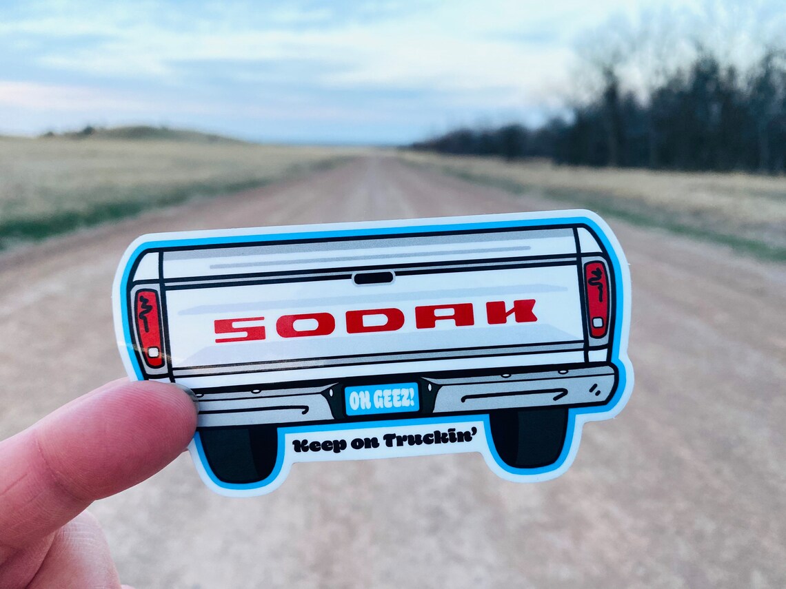 Sodak Truckin' Sticker South Dakota Keep on Truckin' - Etsy