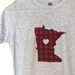 Minnesota Flannel Toddler T-shirt Screen Printed Minnesota - Etsy