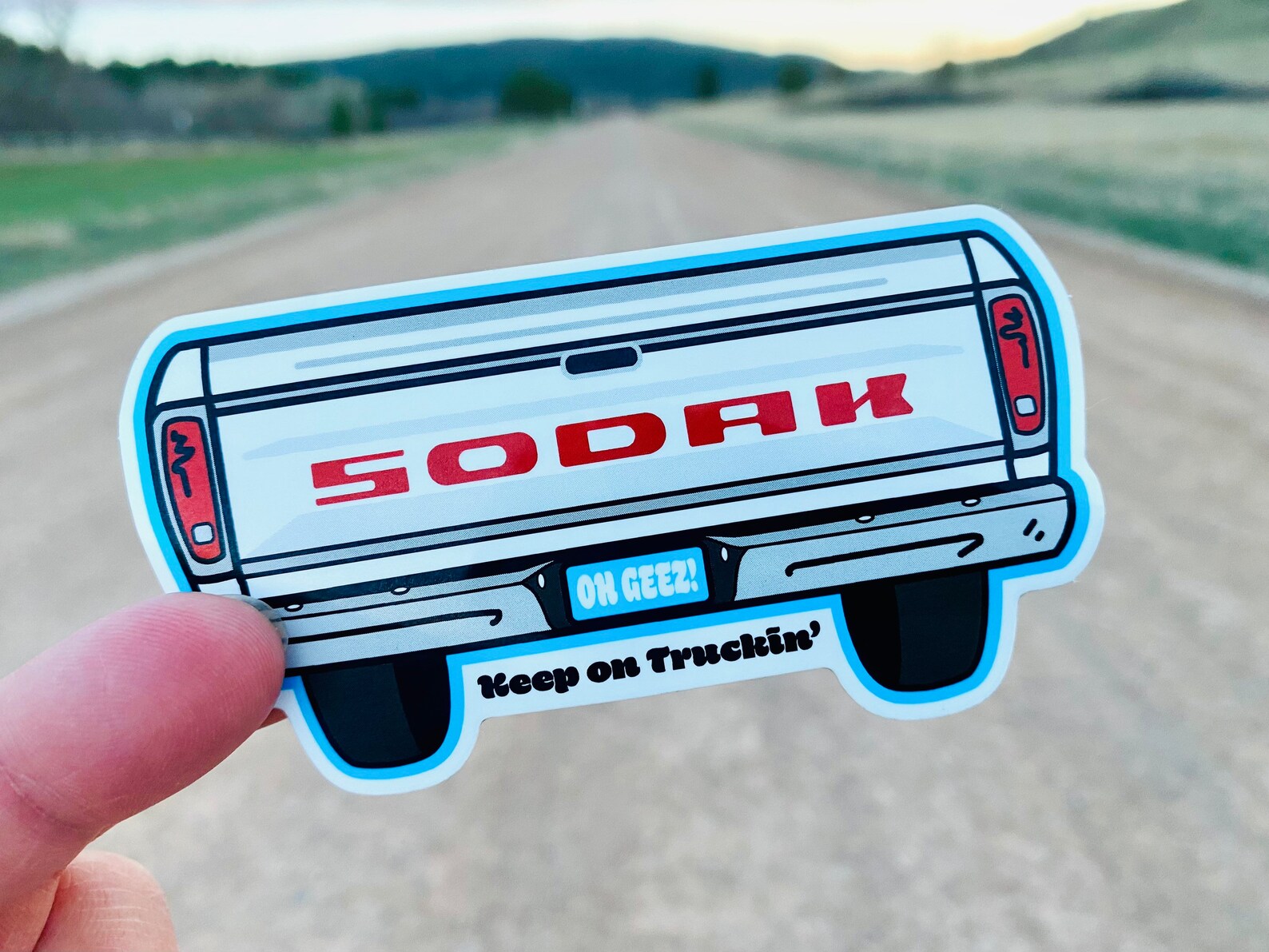 Sodak Truckin' Sticker South Dakota Keep on Truckin' - Etsy