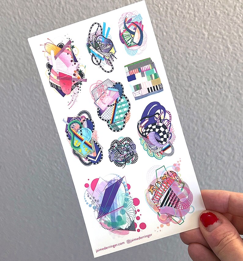 Stickers Jaime Derringer Sticker Sheet - Etsy Canada