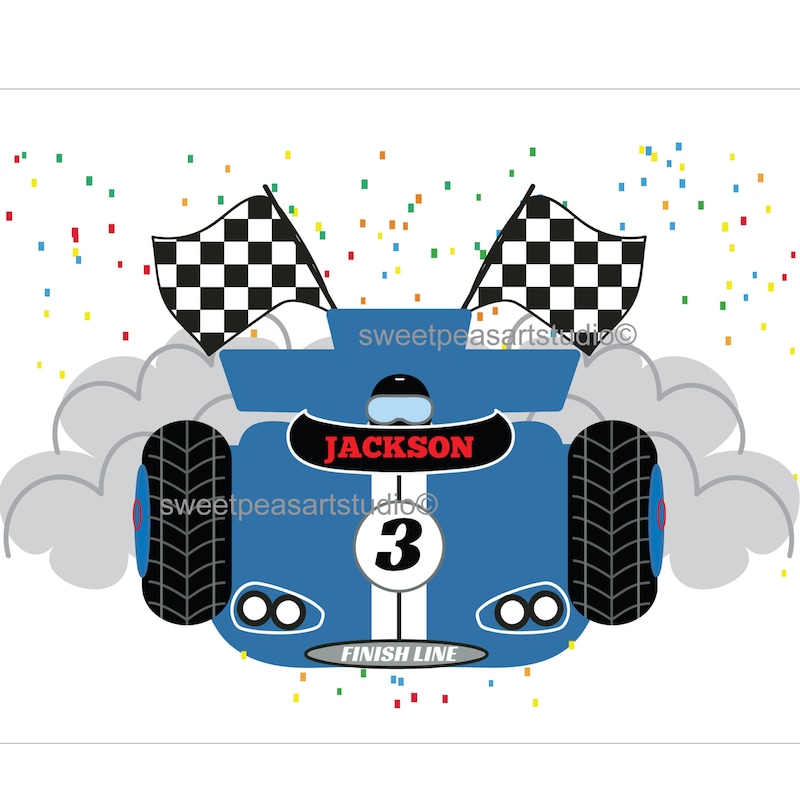 Race Car Decor - Etsy