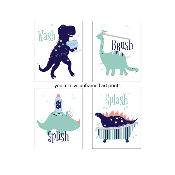 Dinosaur Bathroom - Etsy