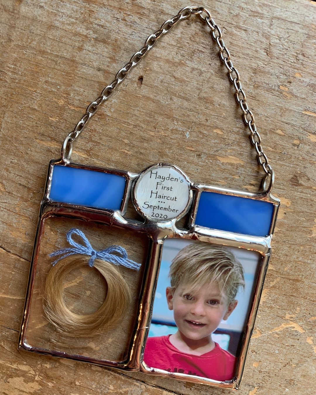 First Haircut Lock of Hair Baby Hair Photo Keepsake, First Curl, Baby ...