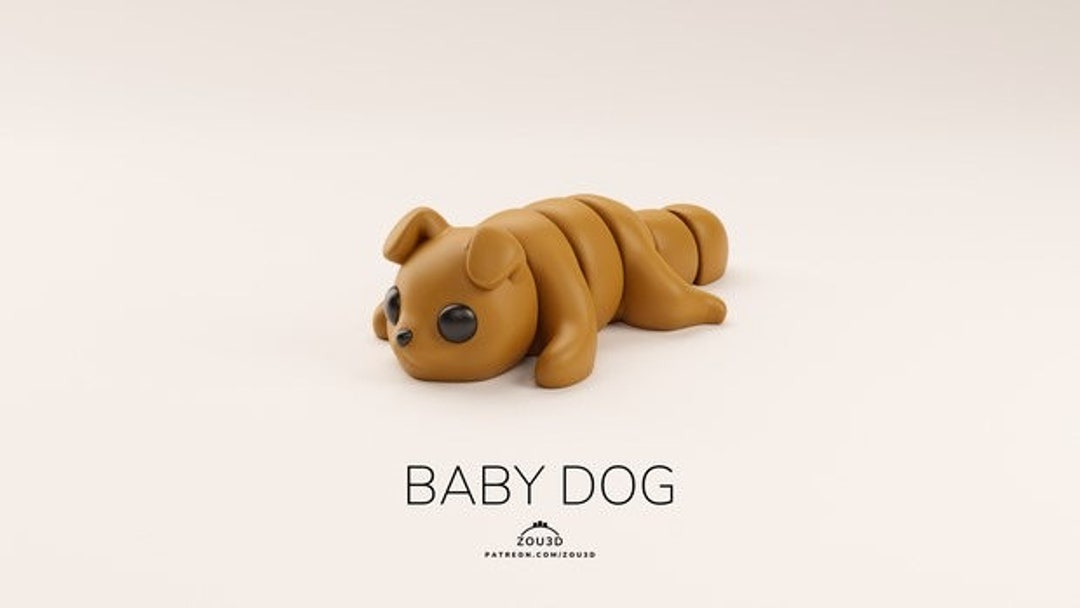 Puppy / Dog Articulating Fidget Toy - 3D Printed - Etsy