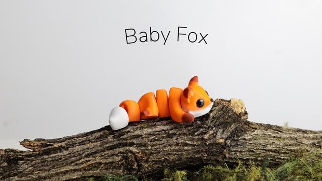 Fox Articulating Fidget Toy - 3D Printed - Etsy