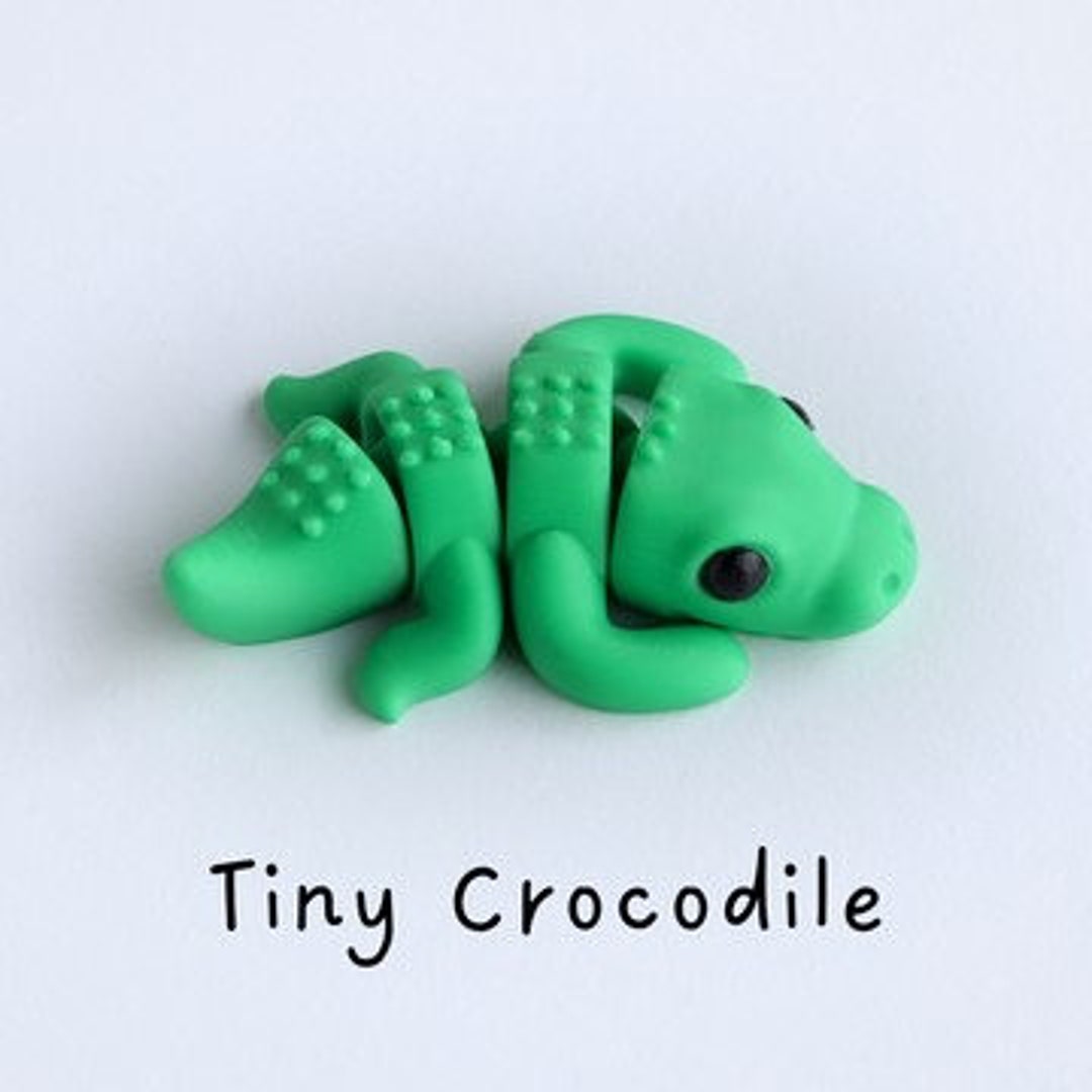 Crocodile Articulating Fidget Toy - 3D Printed - Etsy