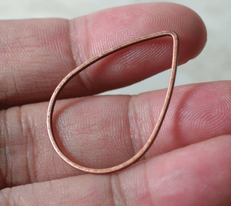 Drop shape link connector dangle charm size 30x22mm select | Etsy