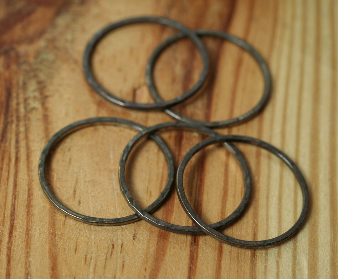 Hand Hammered O Ring Connector Size Aprox 20mm Outer Diameter - Etsy