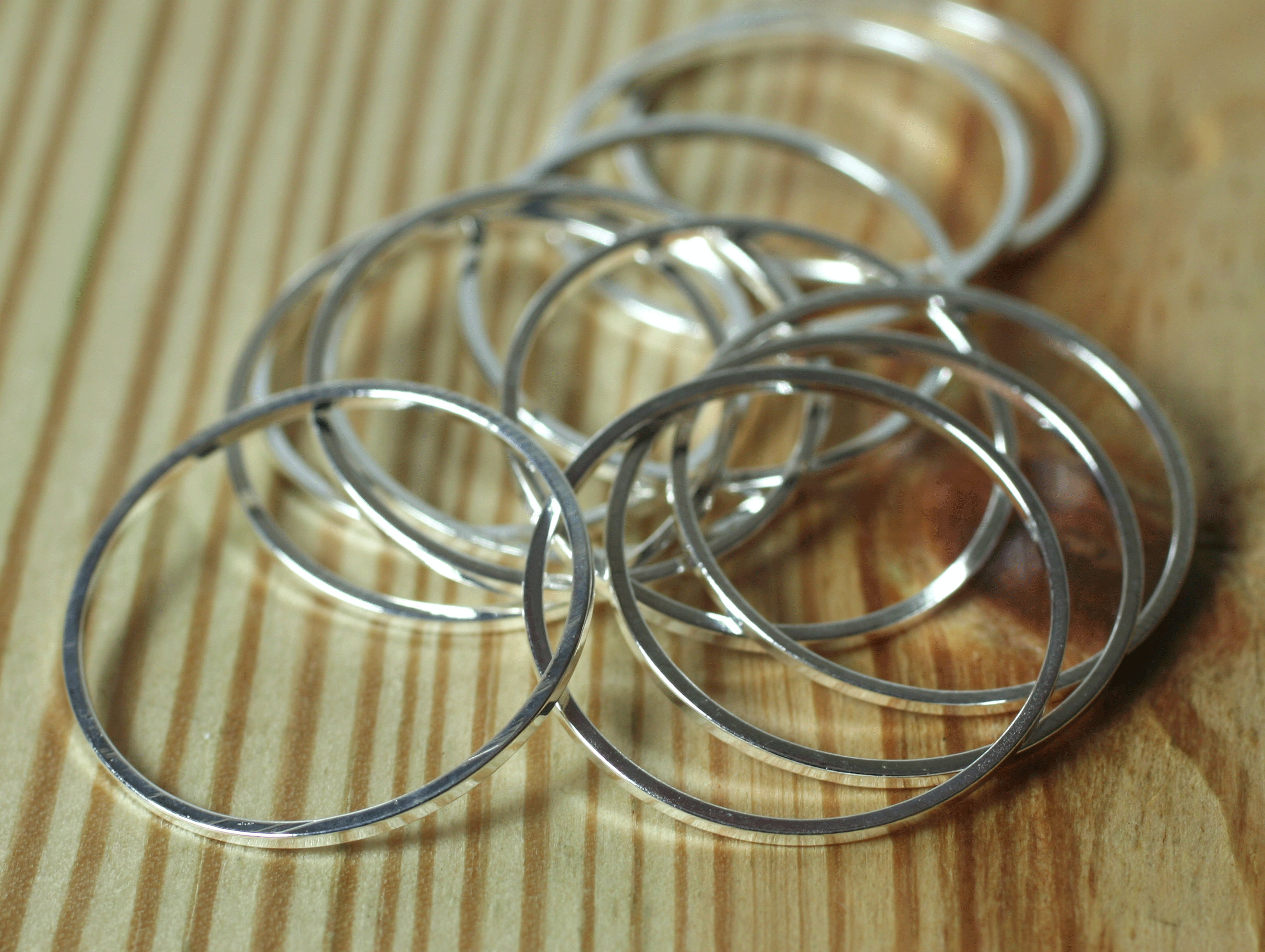 Circular link O ring connector 24mm outer diameter select | Etsy