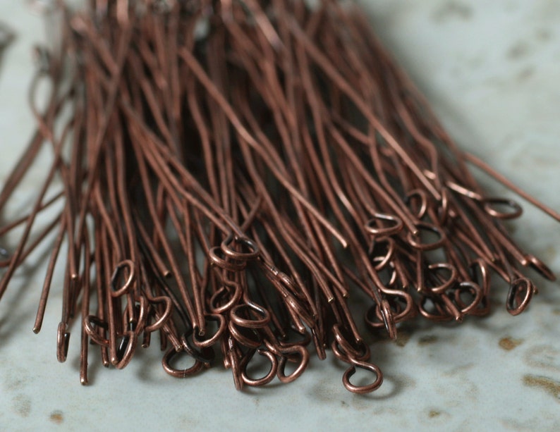 Antique Copper Pin Select Your Type and Quantity AC Ballpin - Etsy