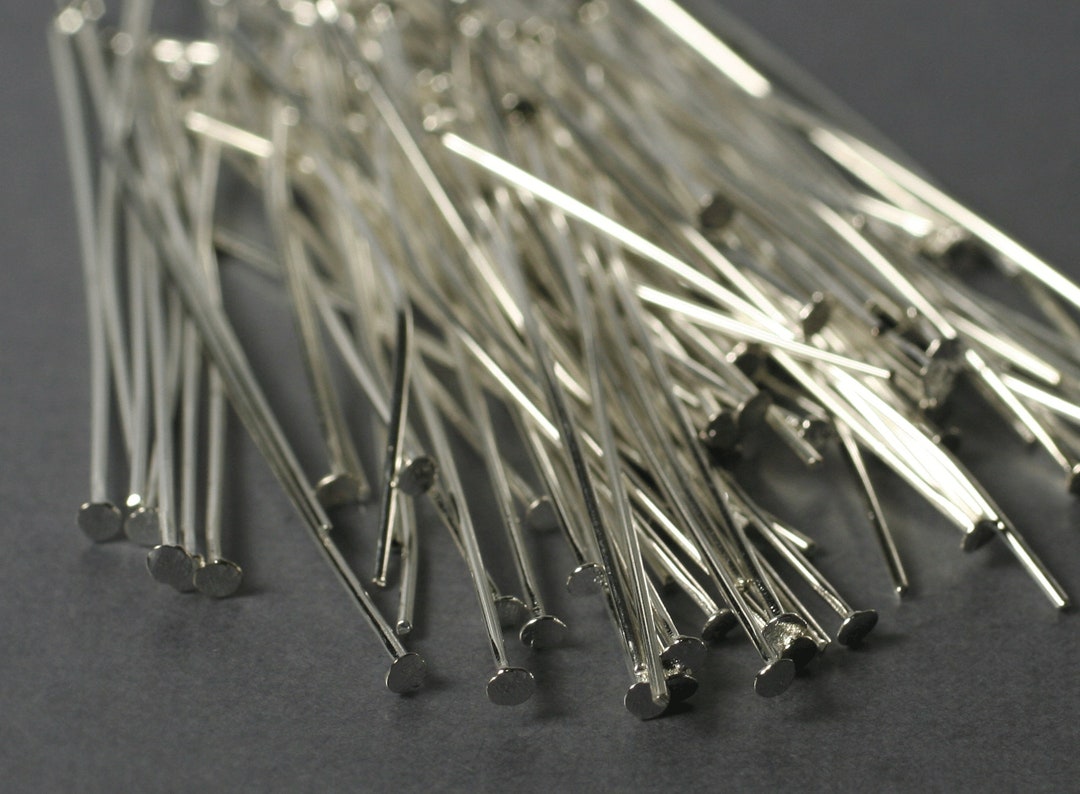 Head Pin 40mm Long 22g Thick, Select Your Color and Quantity HC00071SP ...