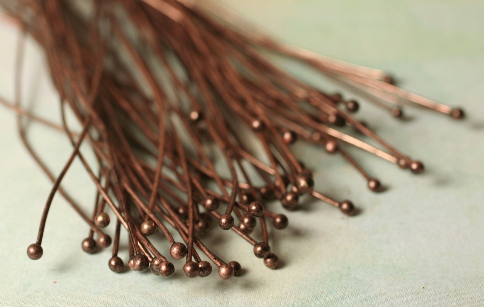 Antique Copper Pin Select Your Type and Quantity AC Ballpin - Etsy