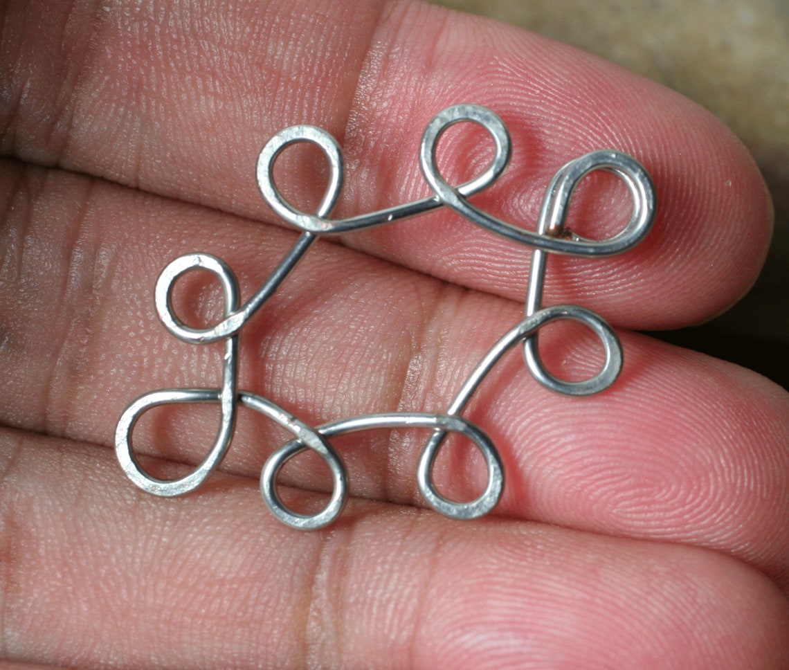 Handmade Leaf Flower Link Connector Pendant Drop Dangle Size | Etsy