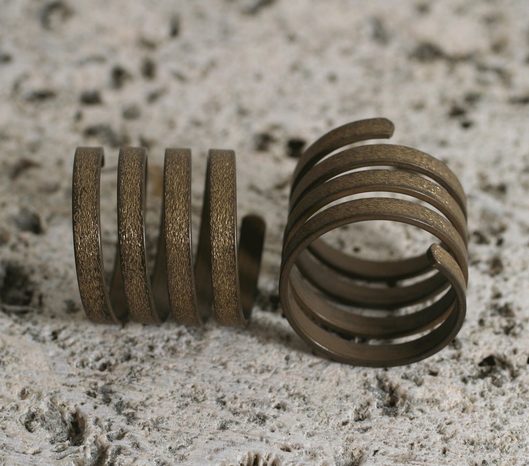 Spiral Ring, Select Your Color and Quantity ABHN00484 - Etsy